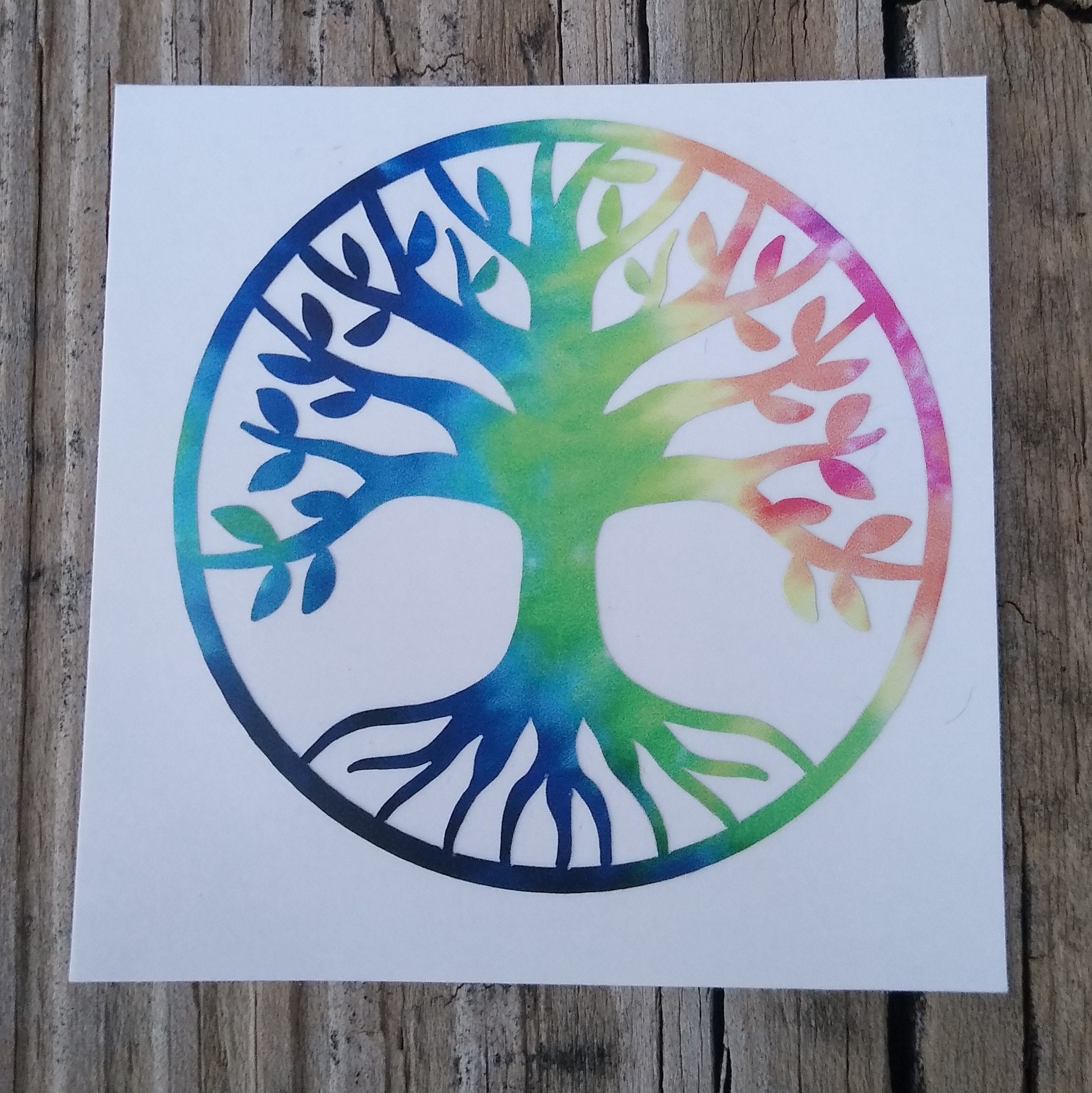 Tie Dye Decal - Etsy