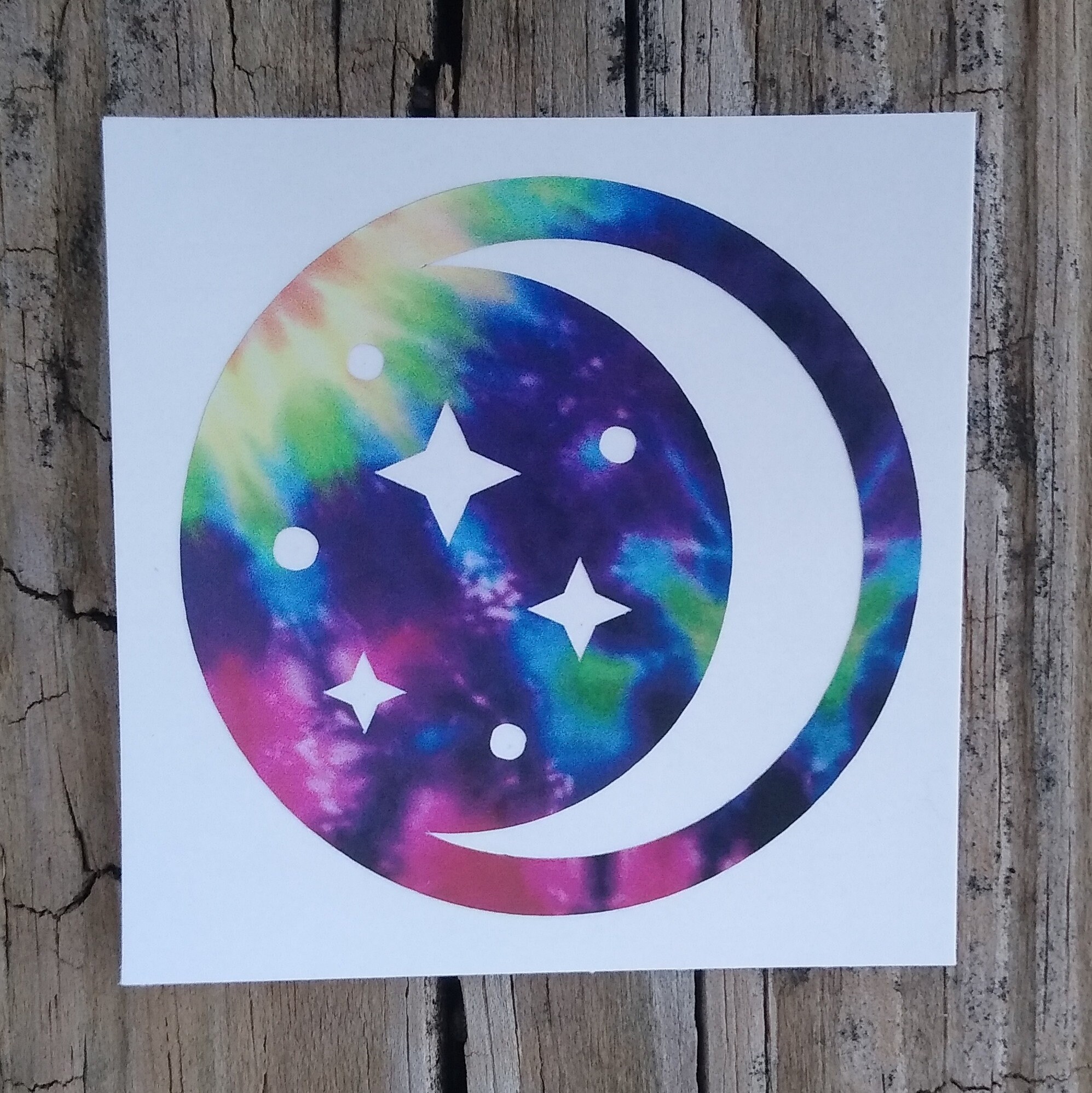 Tie Dye Decal - Etsy