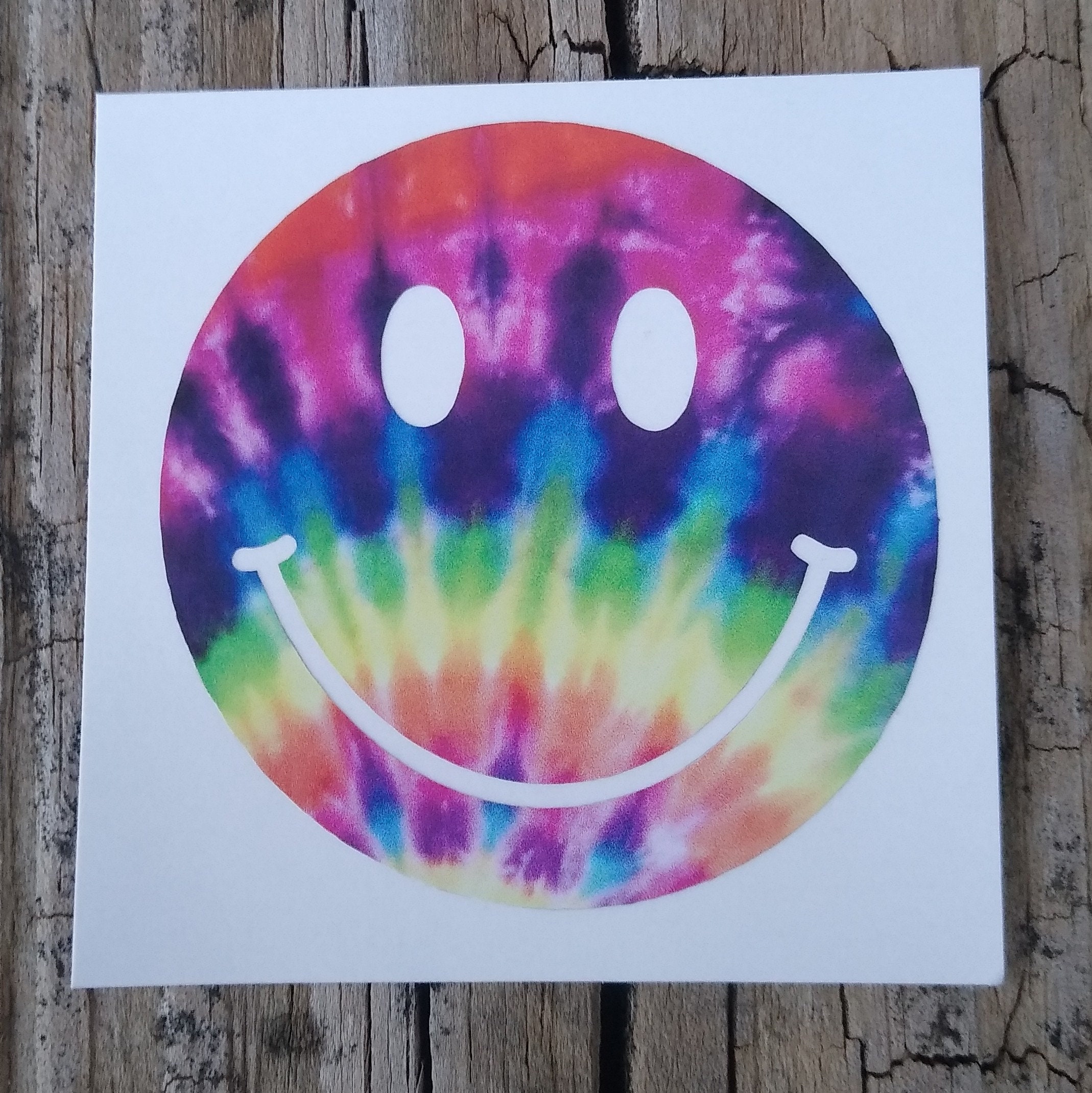 Tie Dye Decal - Etsy