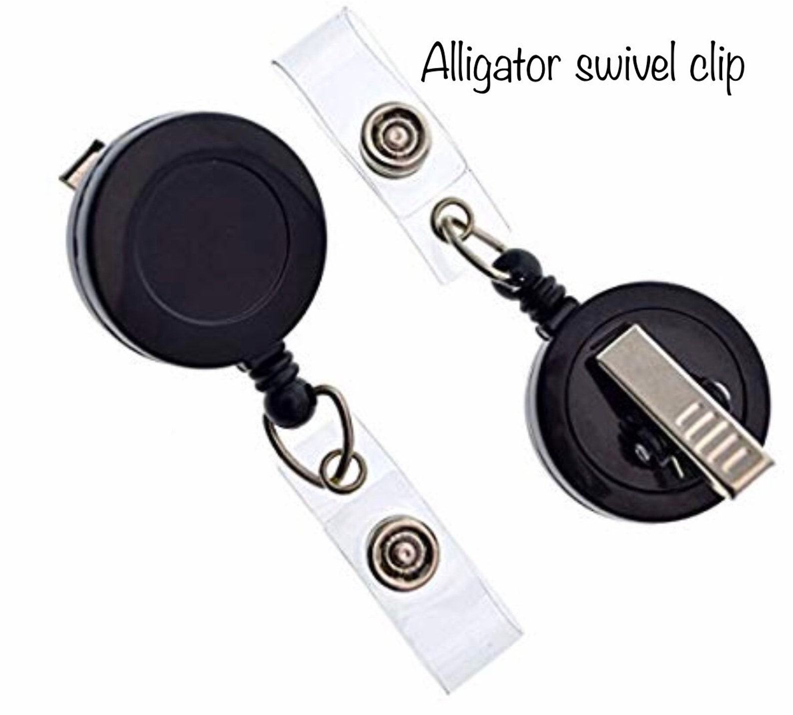 Cute Panda With Coffee Retractable Badge Reel With Alligator - Etsy