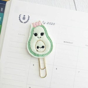 Pregnant Avocado Planner Paper Clip - Etsy