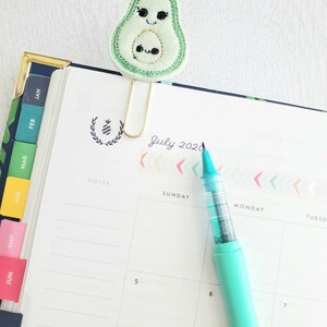 Pregnant Avocado Planner Paper Clip - Etsy
