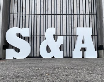 Large Wedding Letters - Etsy