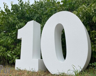 Large Foam Numbers - Etsy