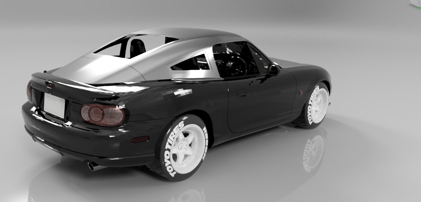 Miata Fastback Hardtop 3D Printable Model - Etsy