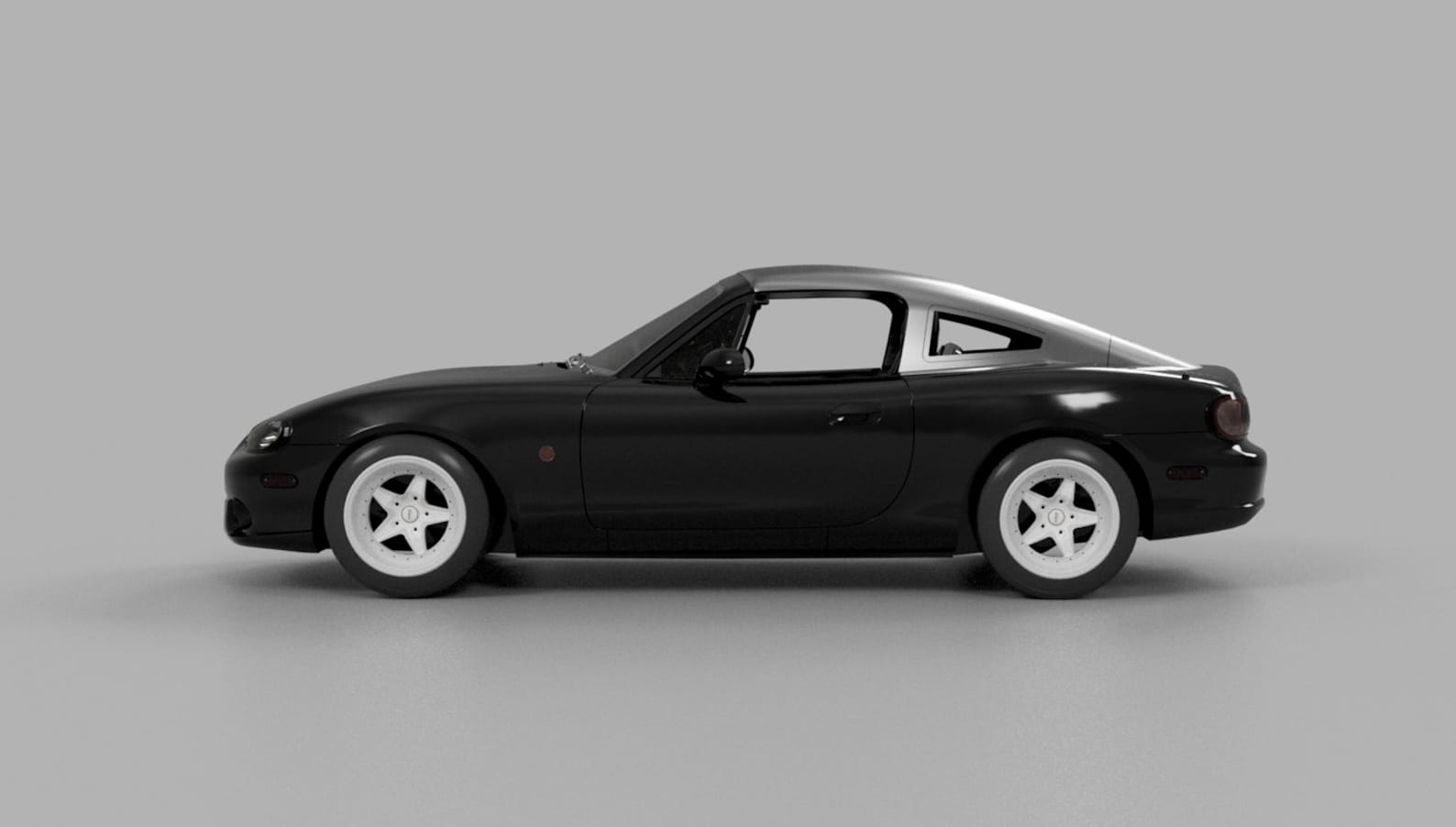 Miata Fastback Hardtop 3D Printable Model V2 - 300mm Printer - Etsy
