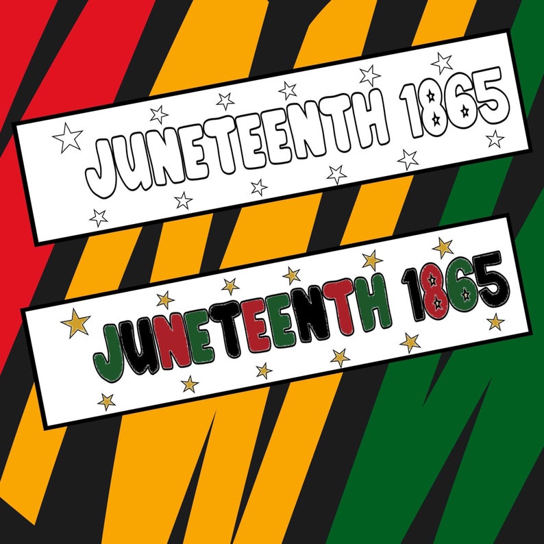 Juneteenth Coloring Bookmarks - Celebrate Freedom - Printable Bookmarks ...