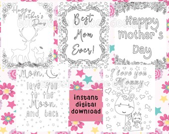 MRR Coloring Book, Done for You Mothers Day Coloring Pages, Adult ...