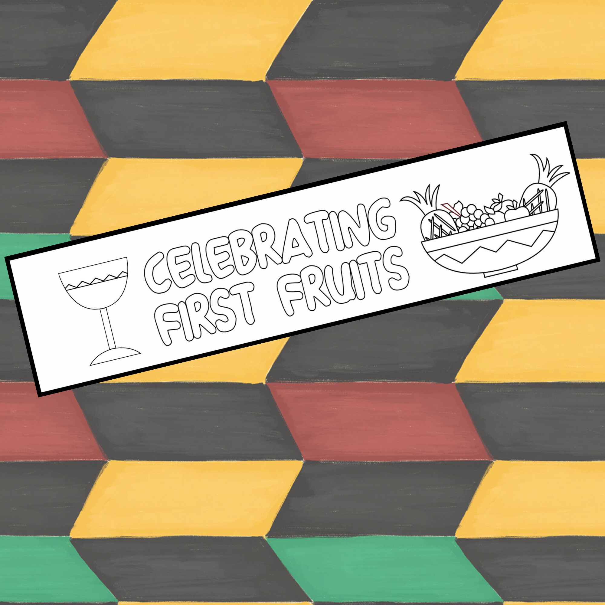 Kwanzaa Coloring Bookmarks Printable Bookmarks to Color Coloring ...