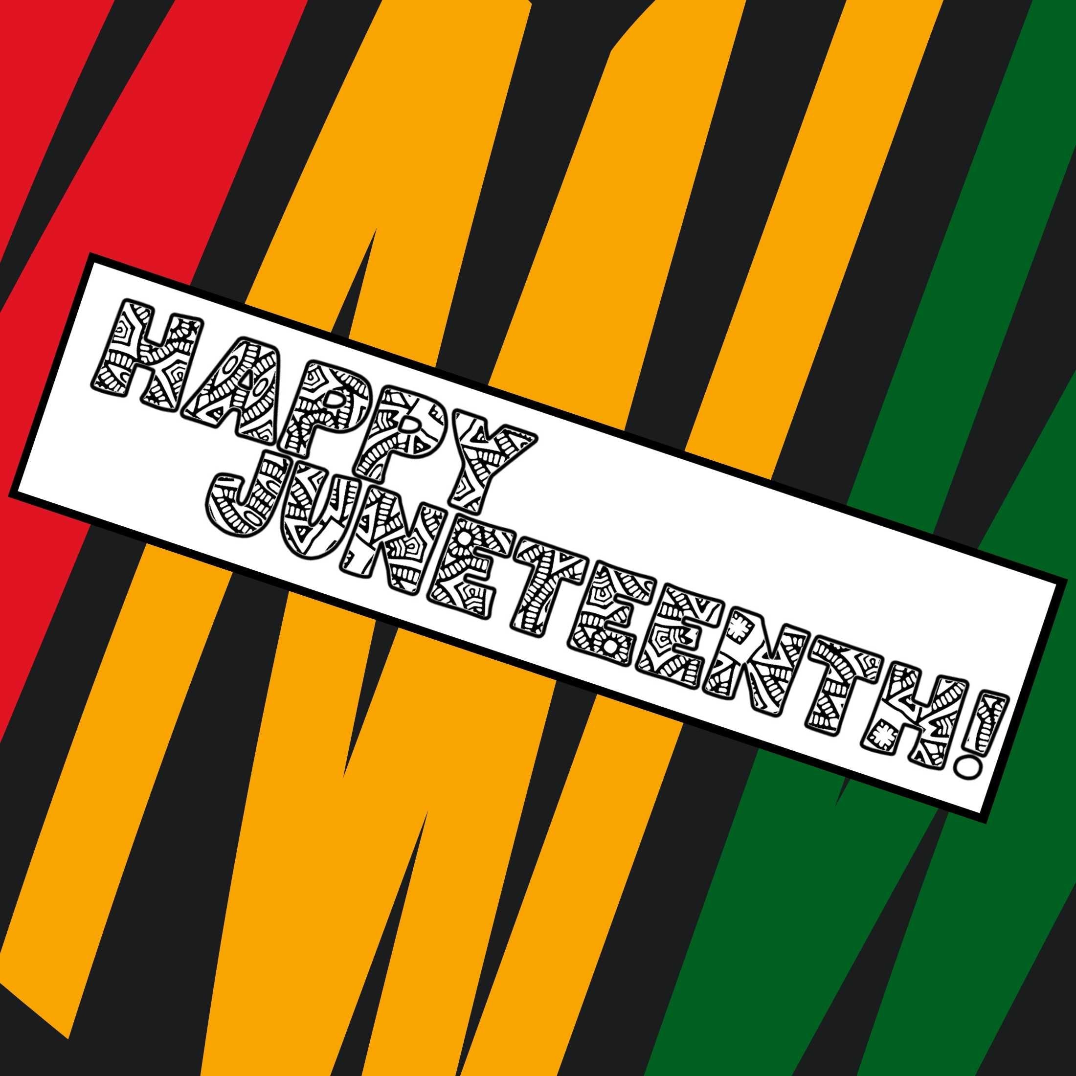 Juneteenth Coloring Bookmarks - Celebrate Freedom - Printable Bookmarks ...