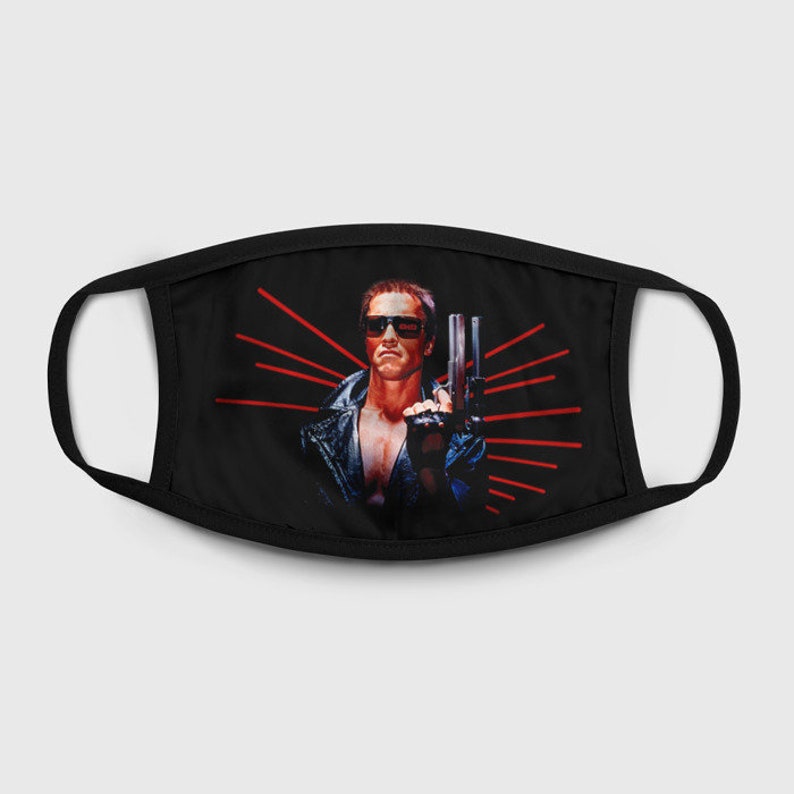The Terminator Face Mask Reusable Washable 100% Cotton | Etsy