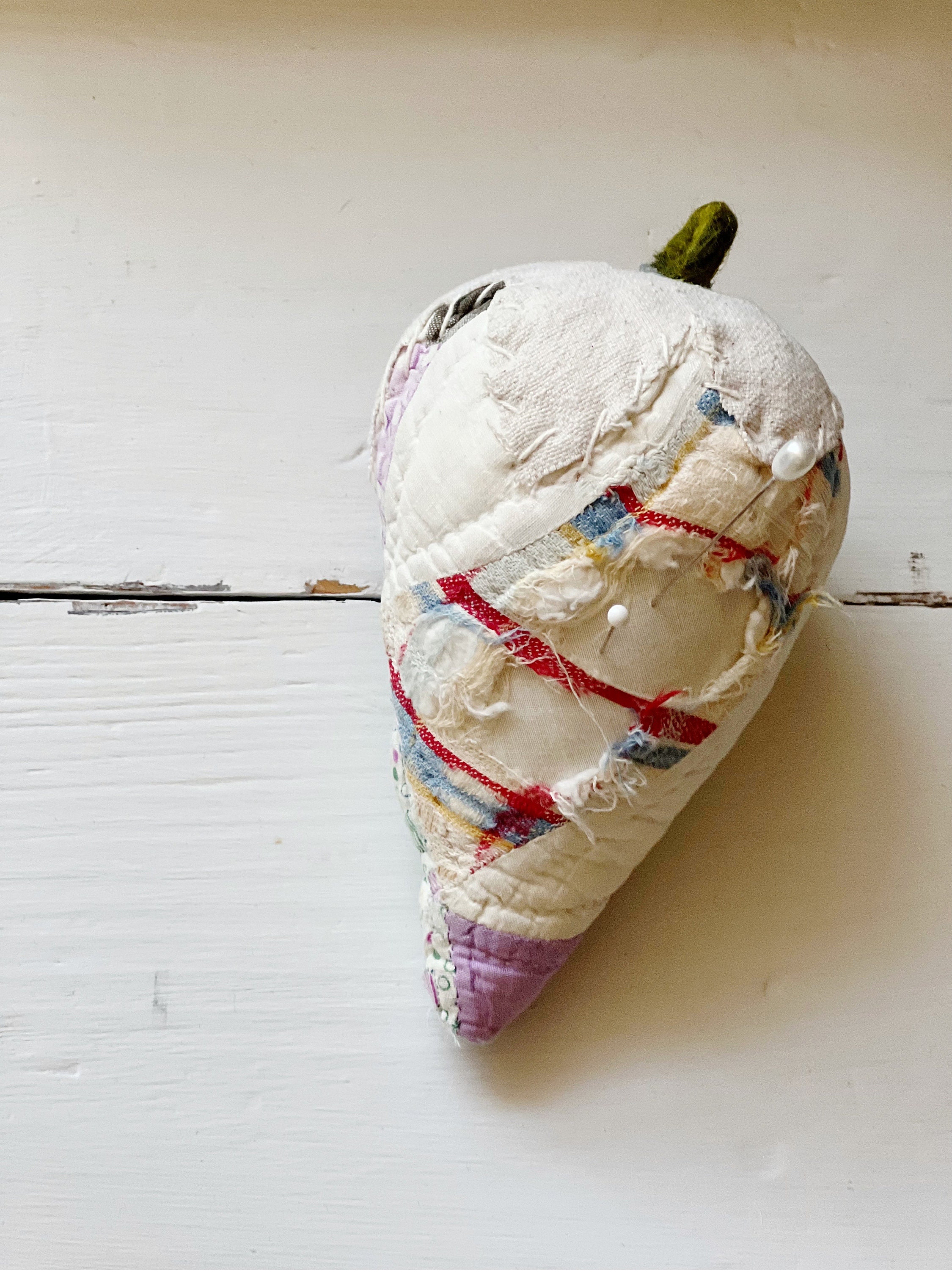 Pincushion/berry/primitive Pinkeeper/antique Quilt/strawberry ...