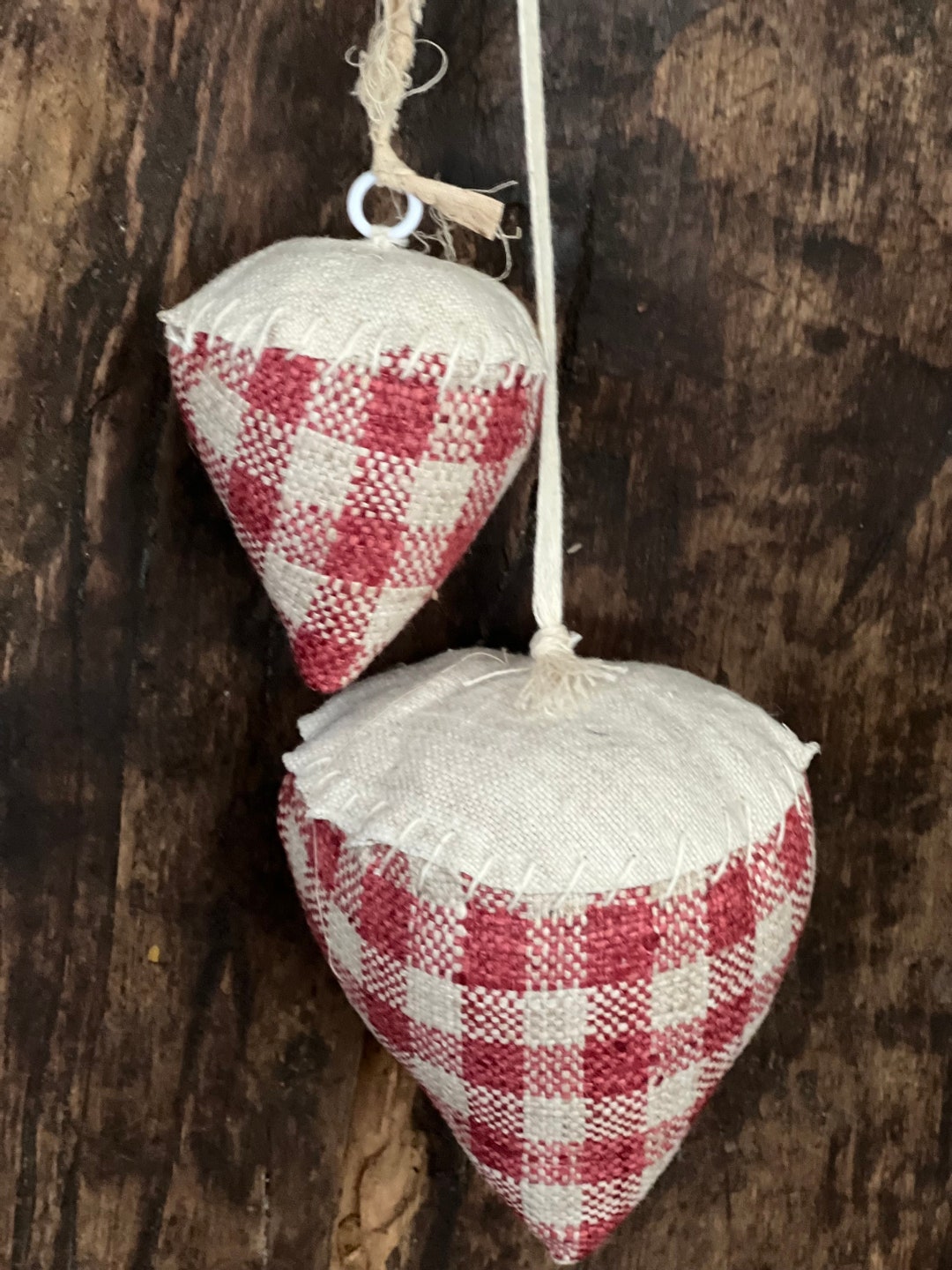 Pincushion/strawberry/antique Linen/primitive Pincushion - Etsy