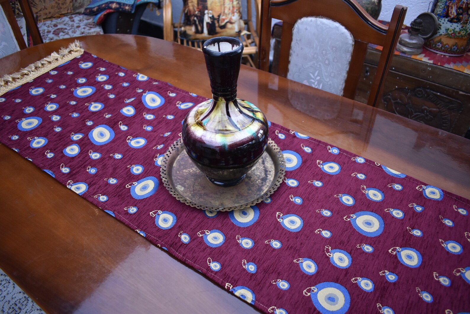 Beautiful Maroon Color Decorative Table Runner 16 Inch X 56 - Etsy
