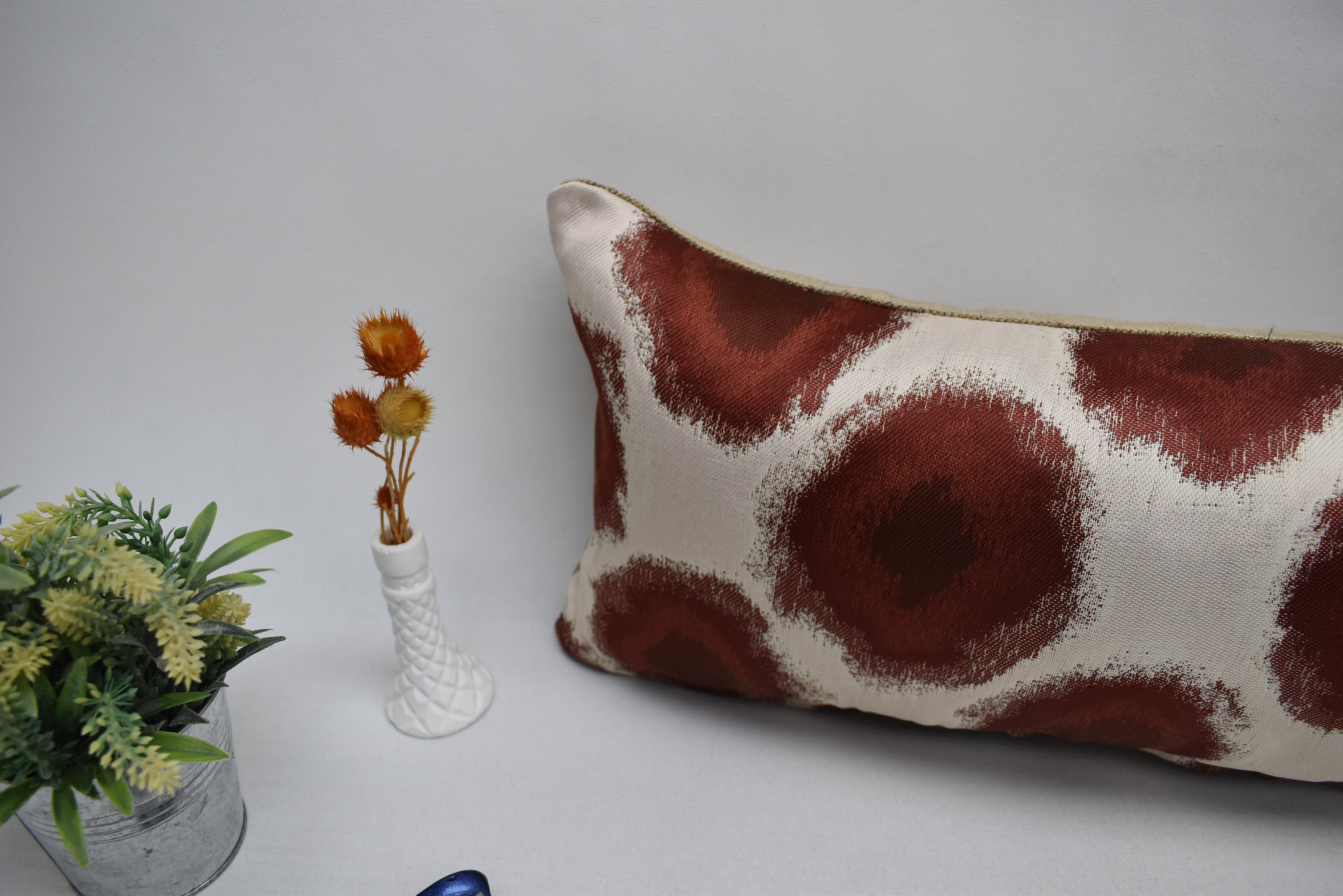 Beautiful copper color lumbar pillow cover decorative pillow | Etsy