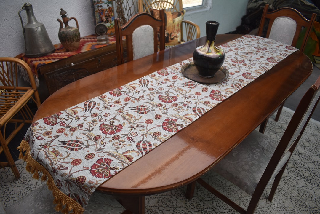 Soft Gray Color Decorative Table Runner 16 Inch X 82 Inch Rustic Decor ...