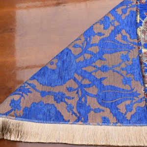 Beautiful Cobalt Blue Decorative Table Runner 17 Inch X 55 Inch Boho ...