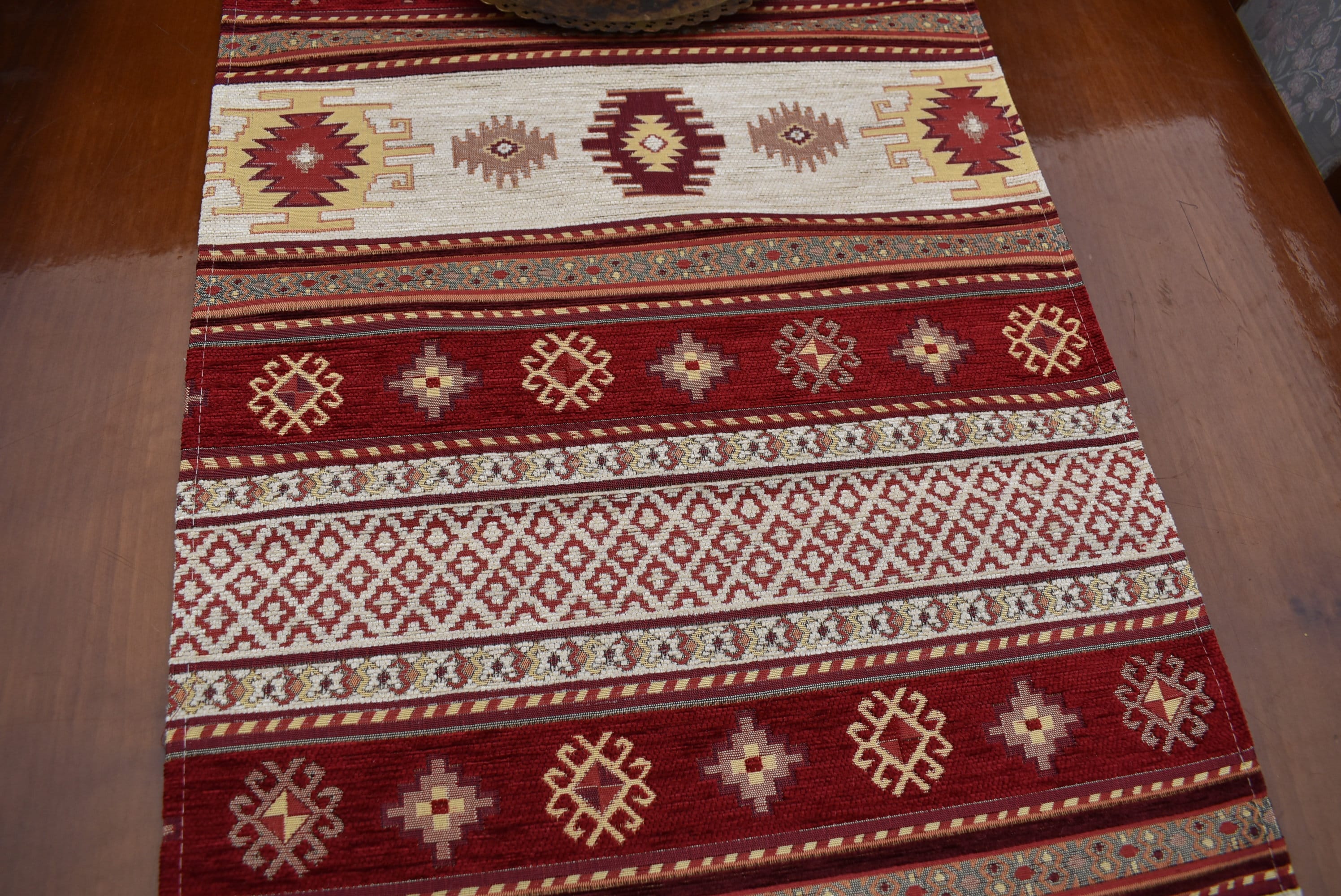 Turkish Kilim Design Decorative Table Runner 17 Inch X 55 Inch - Etsy