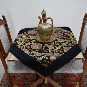 Turkish Tulip Design Home Decor Table Cloth Turkish Chenille Fabric ...