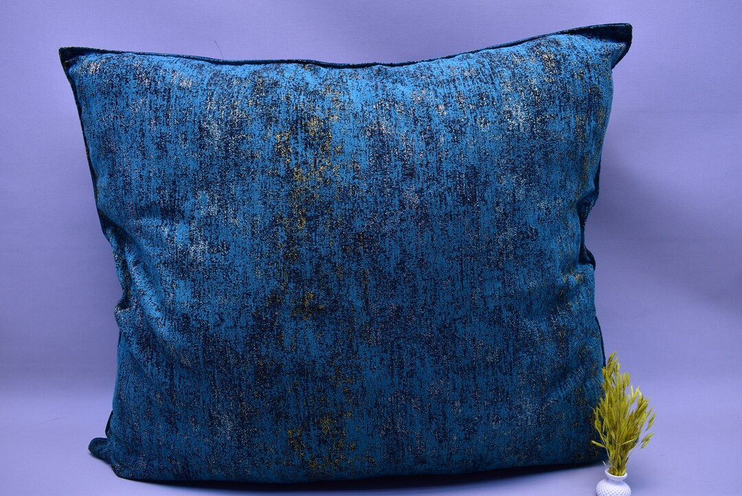 Vintage Teal Green Color Floor Pillow 29 X 31 Inch Extra Large Size ...