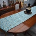 Beautiful Blue Color Floral Pattern Table Runner Decorative - Etsy