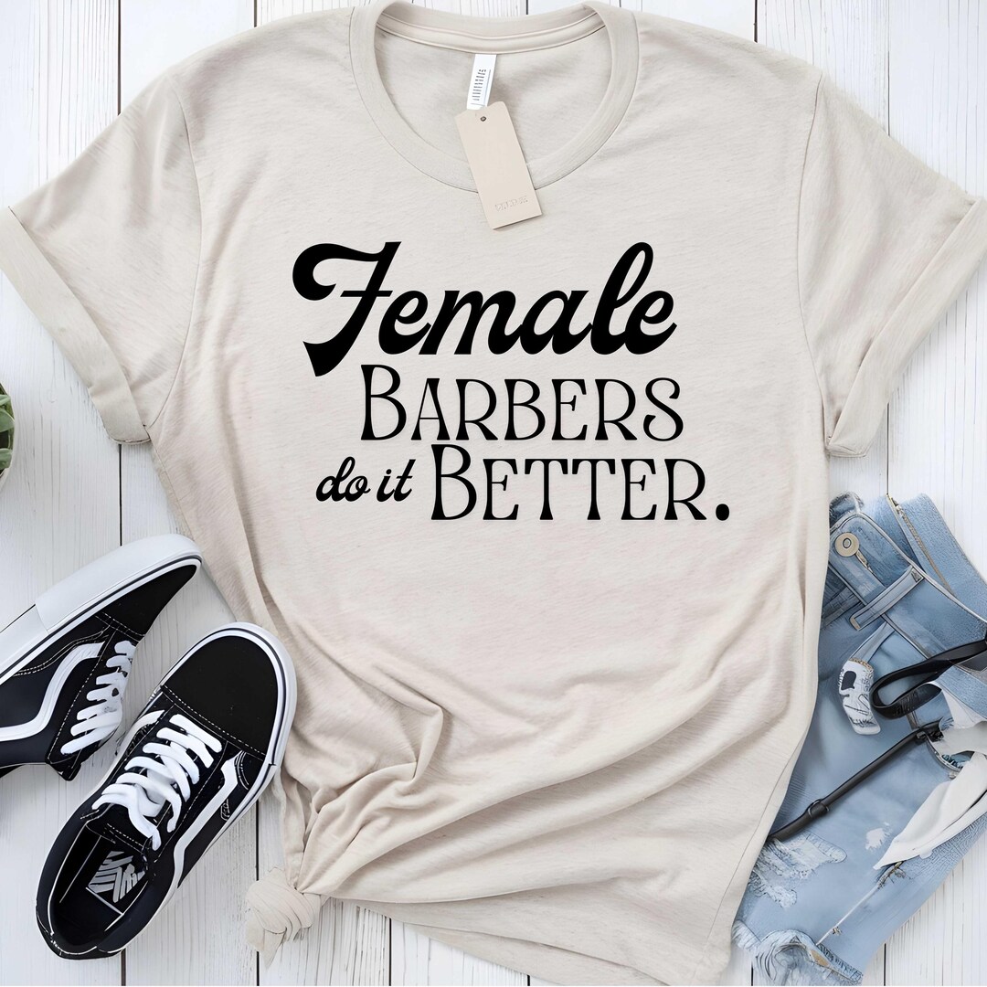 Female Barbers Do It Better, Floral Barber Pole PNG Bundle - Etsy