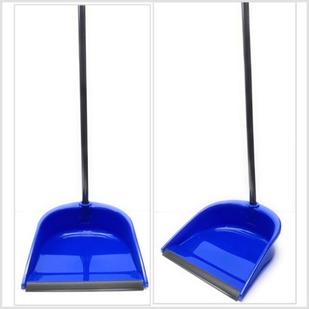 30” Inch Long Handle Plastic Blue Cleaning Dust Pan - Etsy