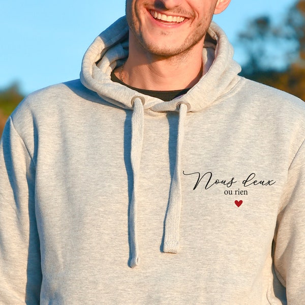 Sweat couple personnalisé - Etsy France