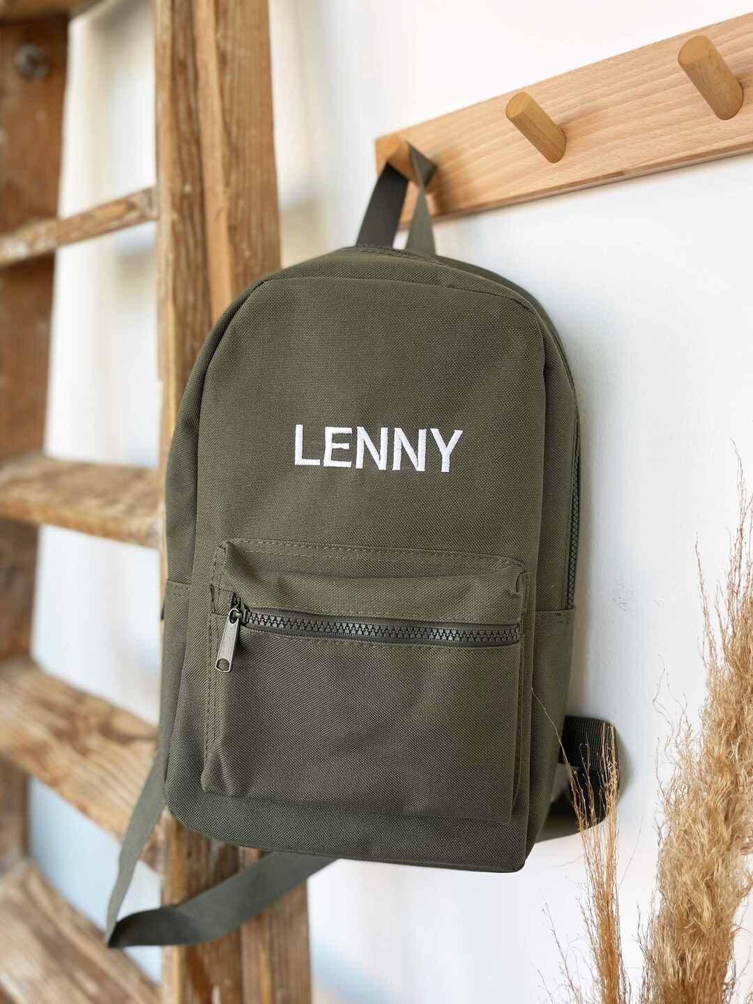 Personalized Embroidered Nursery School Bag - Personalized First Name ...