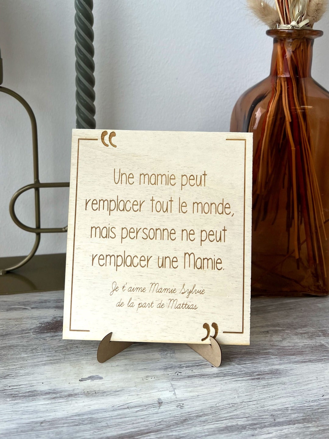 Wooden Sign - Irreplaceable Grandma - Grandmother's Day Wooden Frame ...