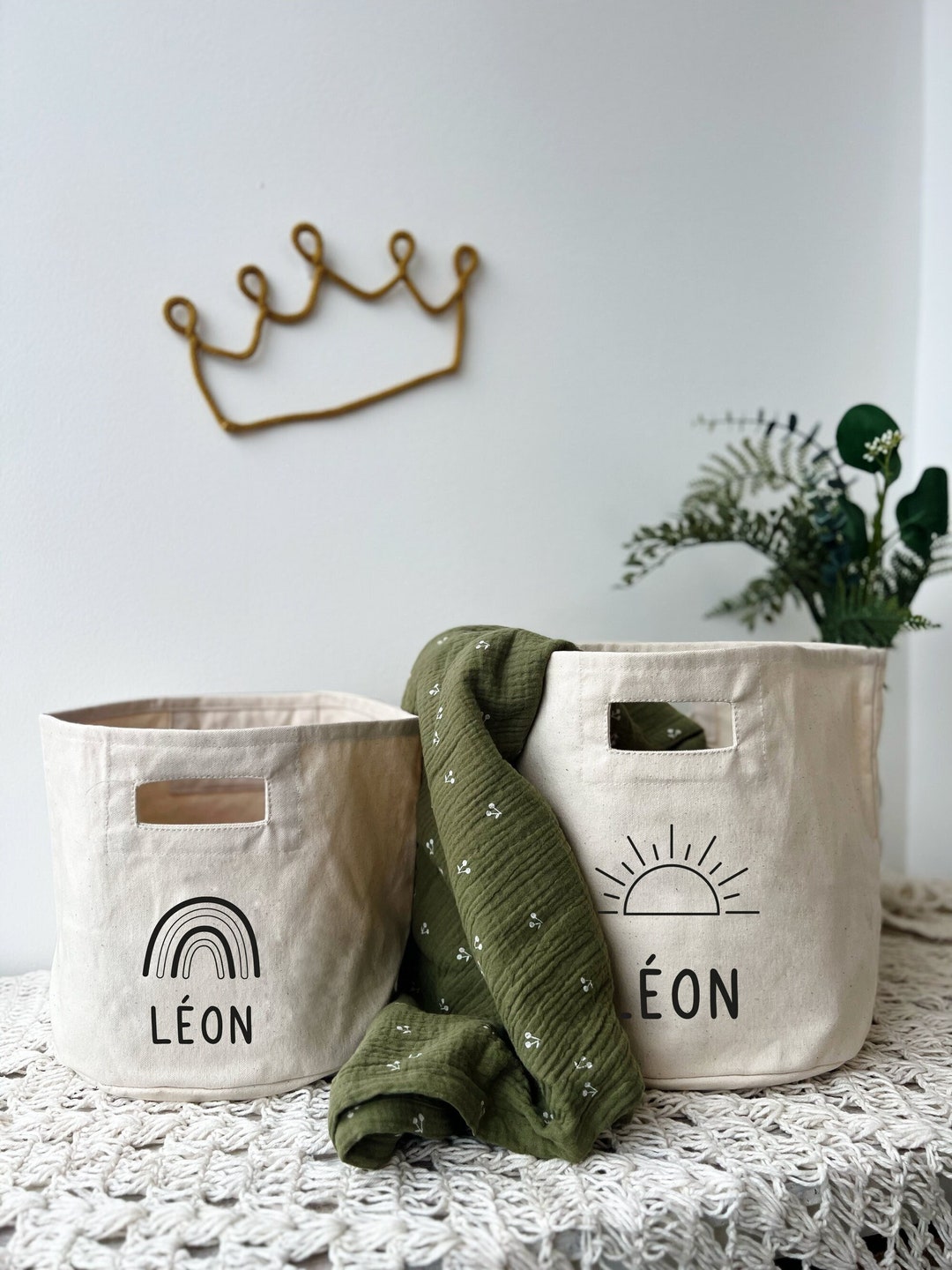 Personalized Children's Storage Basket - Etsy