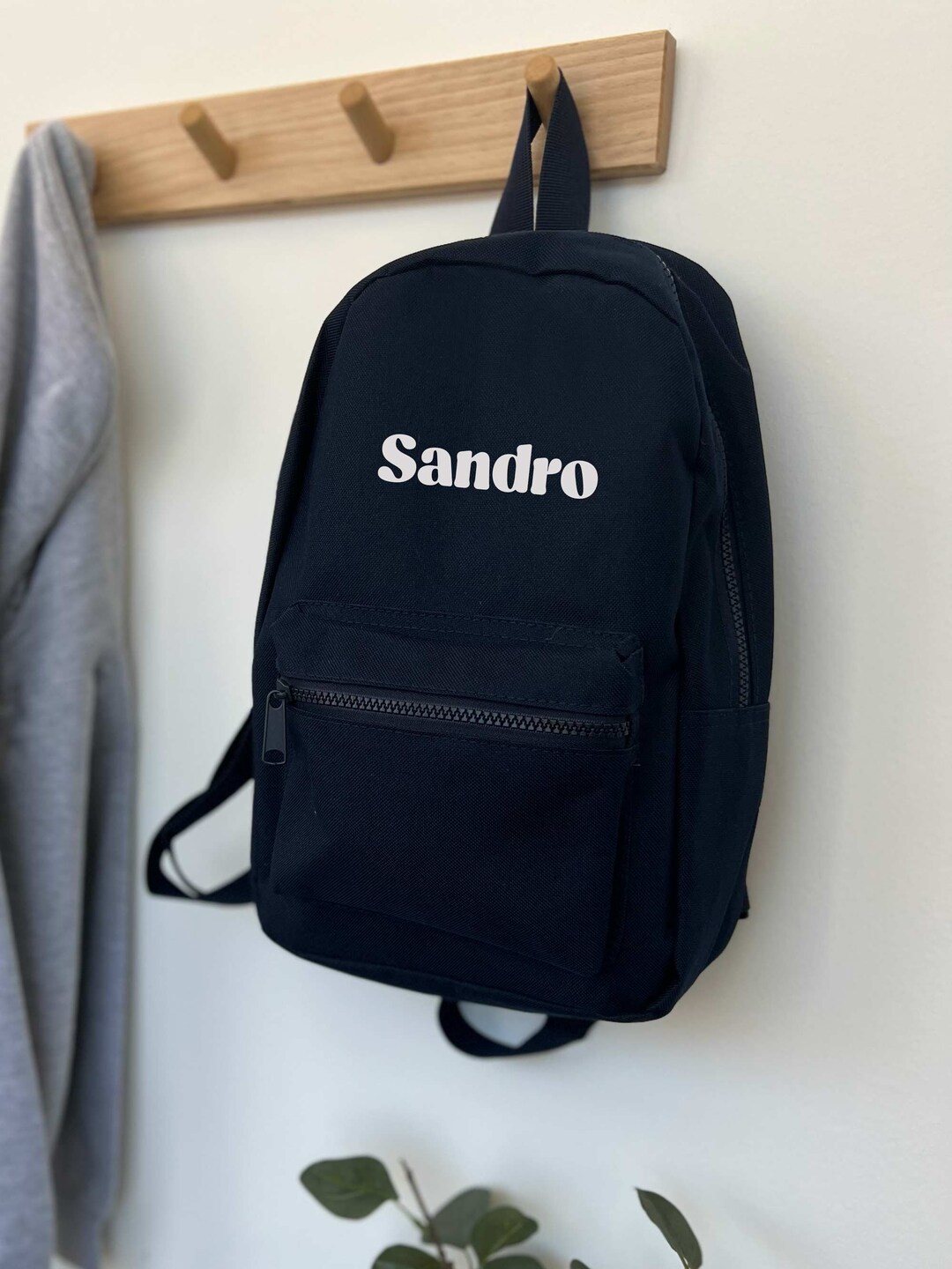 Personalized Dark Blue Backpack Customizable Backpack Personalized ...