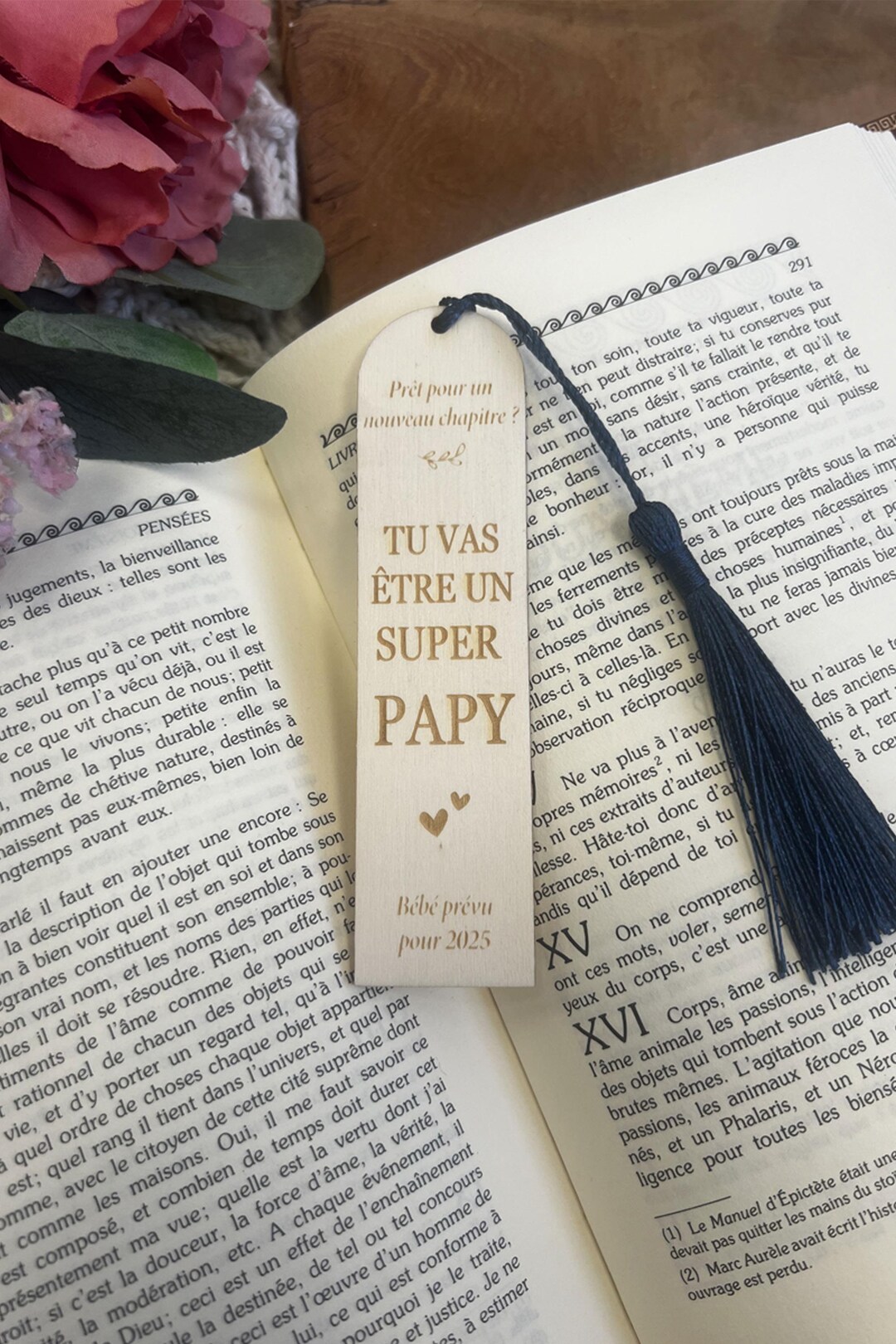 Personalized Wooden Bookmark New Chapter Personalized Bookmark for ...