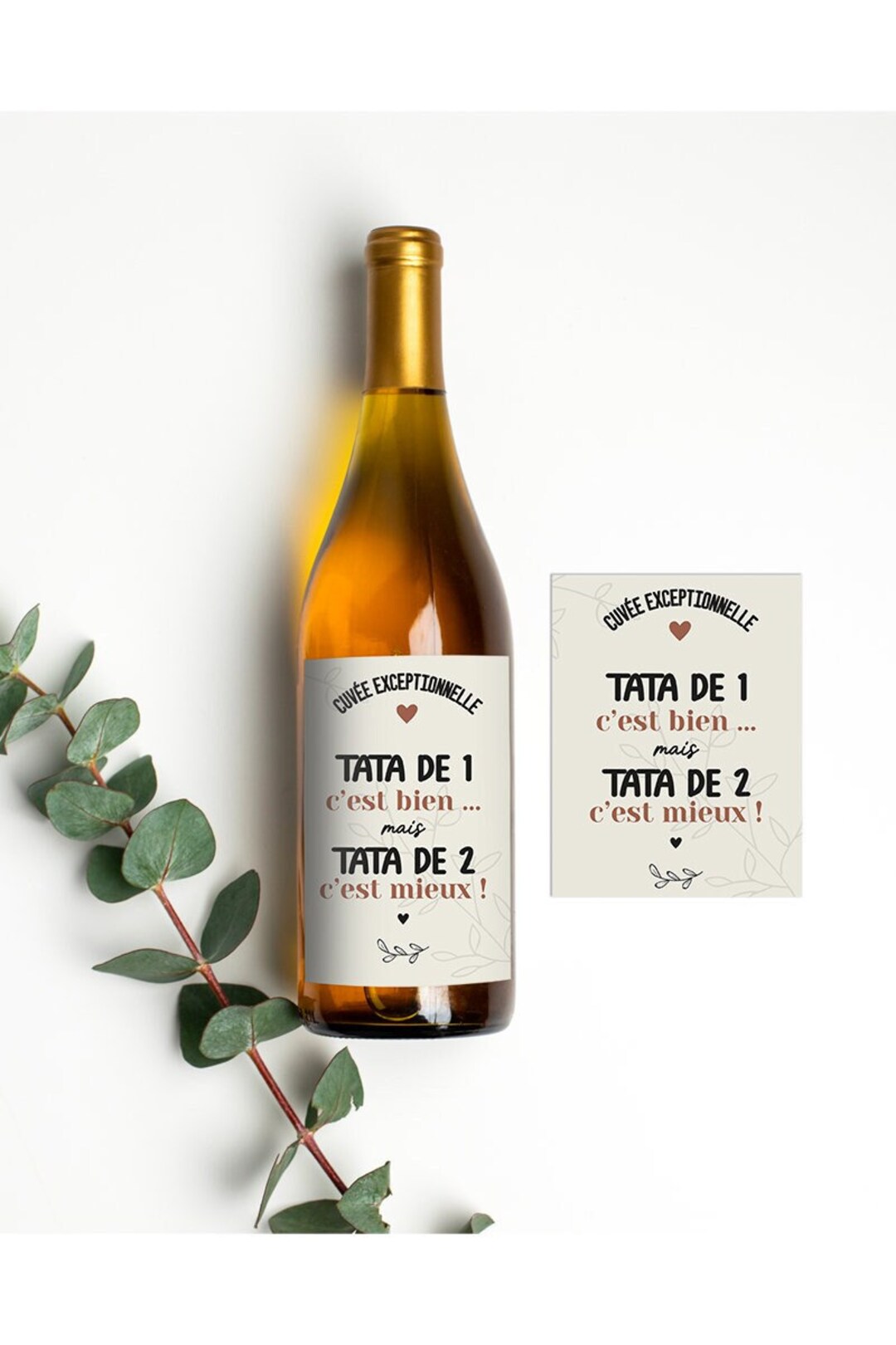 Personalized Bottle Label - Tata Quote - Pregnancy Announcement - Tata ...