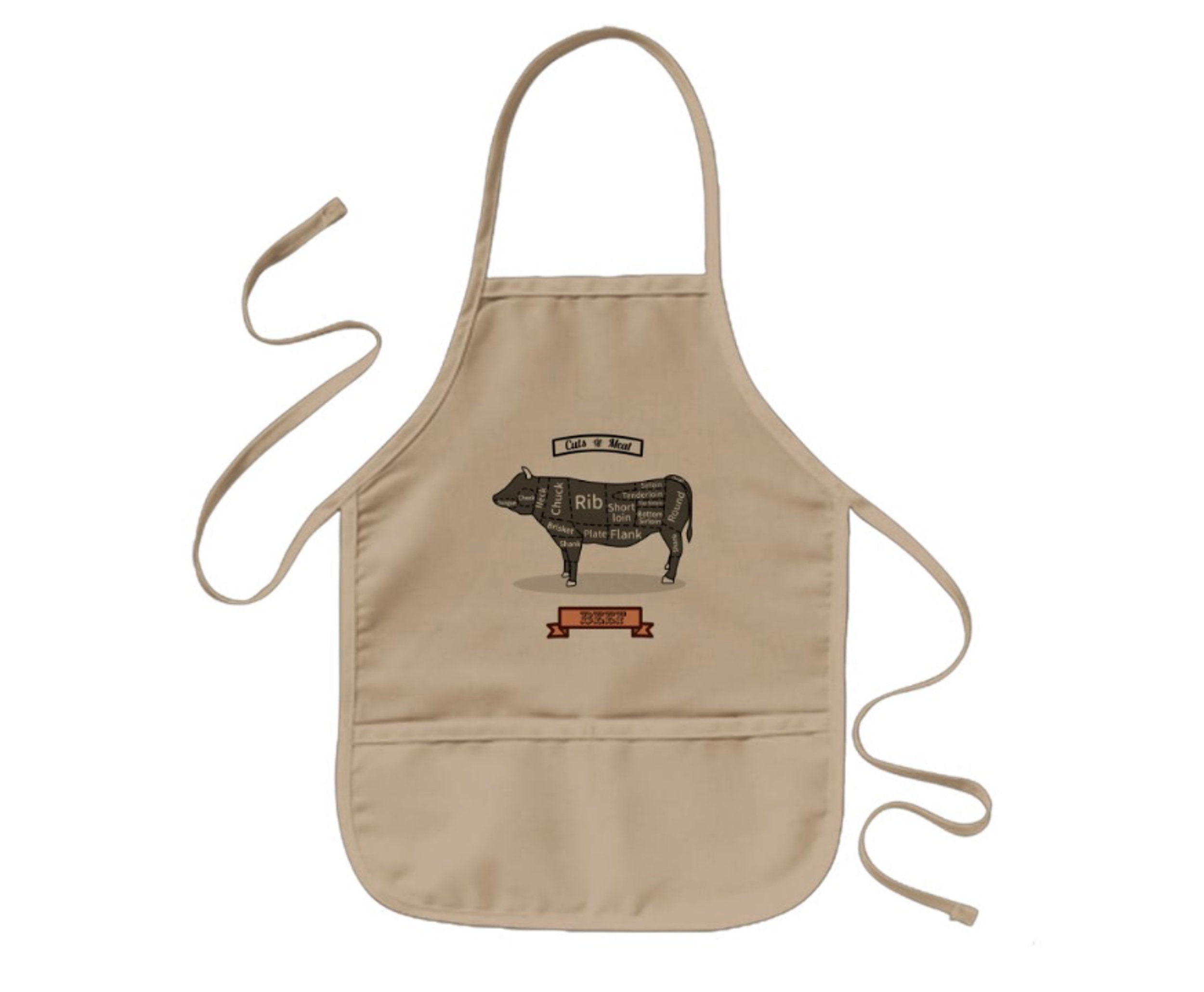 Cut of Meat Butcher Apron - Etsy