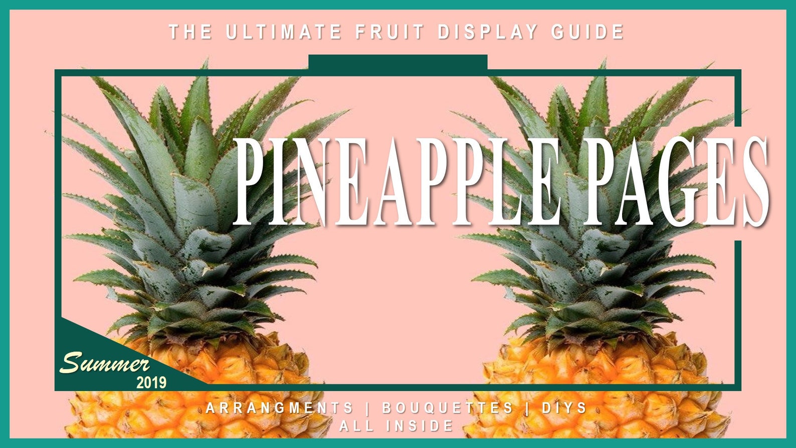 Pineapple Pages Powerpoint Fun Powerpoint Colorful Powerpoint Bright ...