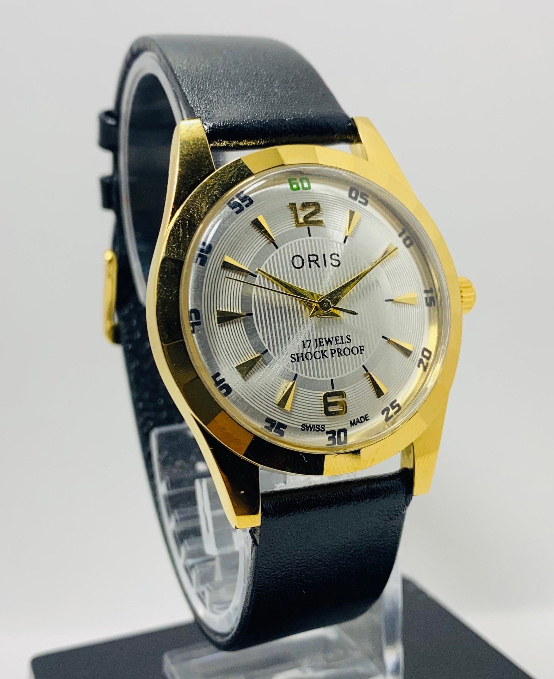 Rare Vintage ORIS White Dial Hand Winding Wrist Watch - Etsy