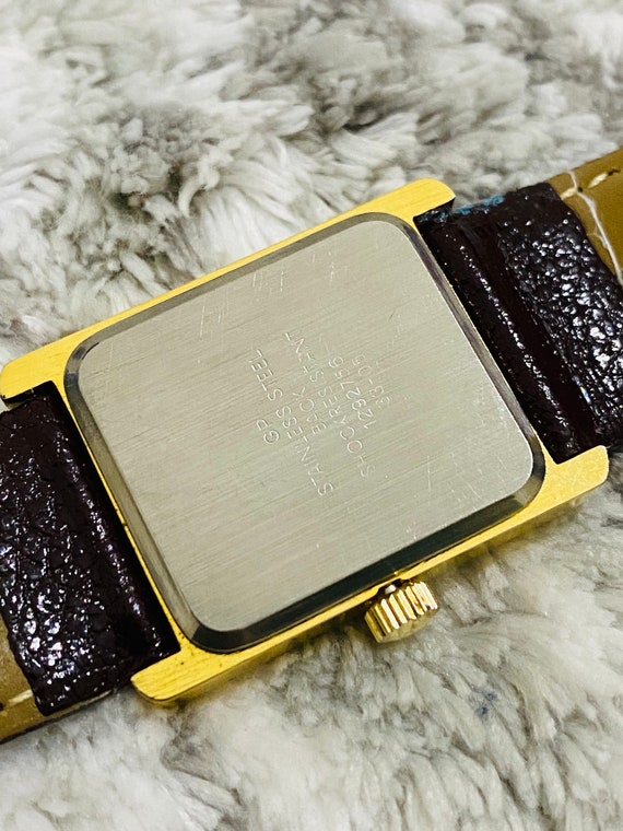 Vintage HMT Ashwini Tank Golden Dial Gold Plated Hand… - Gem