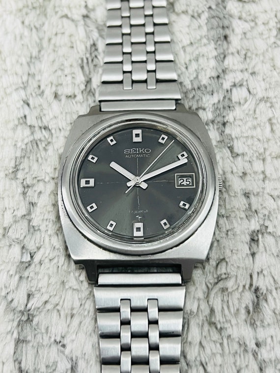 Vintage Seiko Automatic Black Dial 17Jewels Movement … - Gem