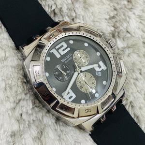 Swatch Irony Quartz Chronograph Rotating Bazel Swiss Made Men’s Watch ...