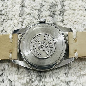 Vintage 1980s Titoni Airmaster 21jewels Titoflex Green Dial Automatic ...