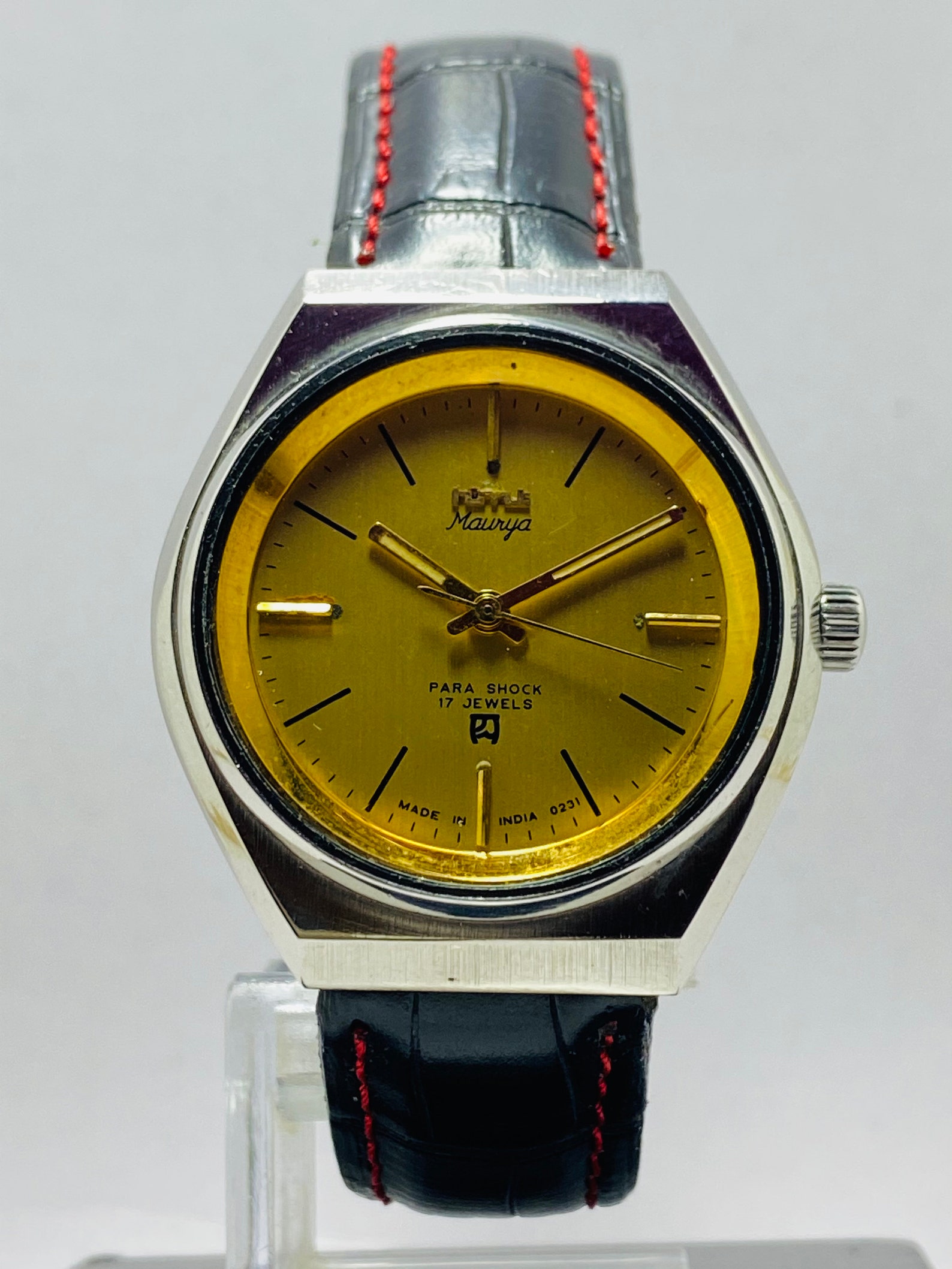 Buy HMT MAURYA Rare Vintage Wrist Watch Mechanical Watch for Men 17J ...