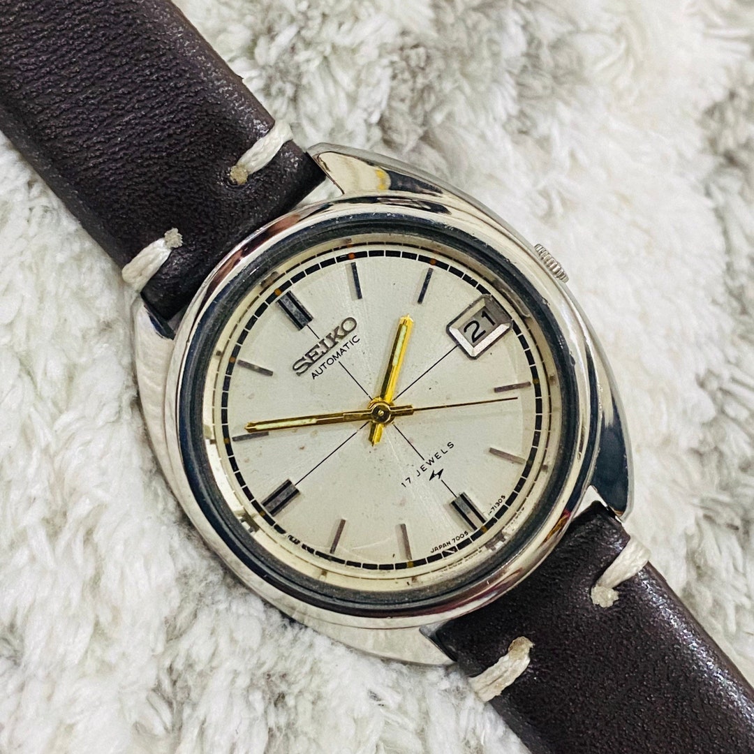 Vintage Seiko 5 Automatic 21 Jewel Rapid Date Movement No - Etsy