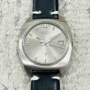 Vintage Rare Seiko Automatic Grey Dial Movement No.7005-8042 Day/date 17jewels Men's Wrist Watch ...