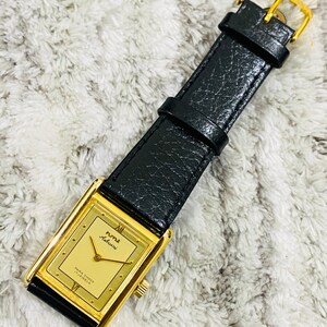 Vintage HMT Ashwini Tank Golden Dial Gold Plated Hand Winding 17jewels ...