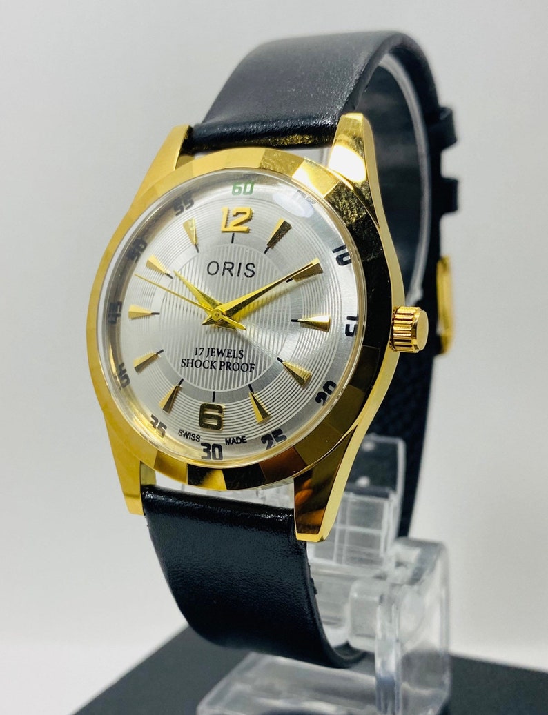 Rare Vintage ORIS White Dial Hand Winding Wrist Watch - Etsy