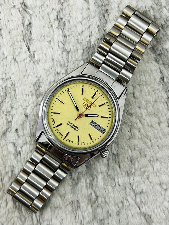 Vintage Rare Seiko 5 Automatic Movement No.7019-8180 … - Gem