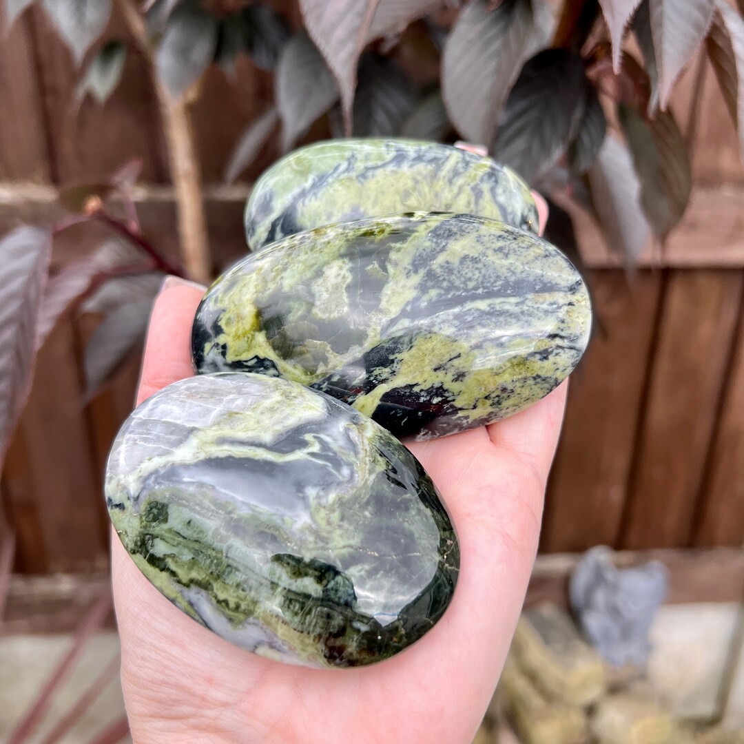 Picasso Jasper Palm Stones - Etsy