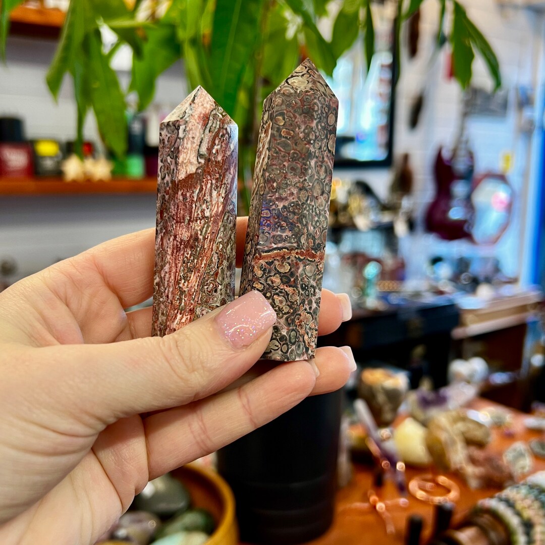 Leopard Skin Jasper Towers - Etsy
