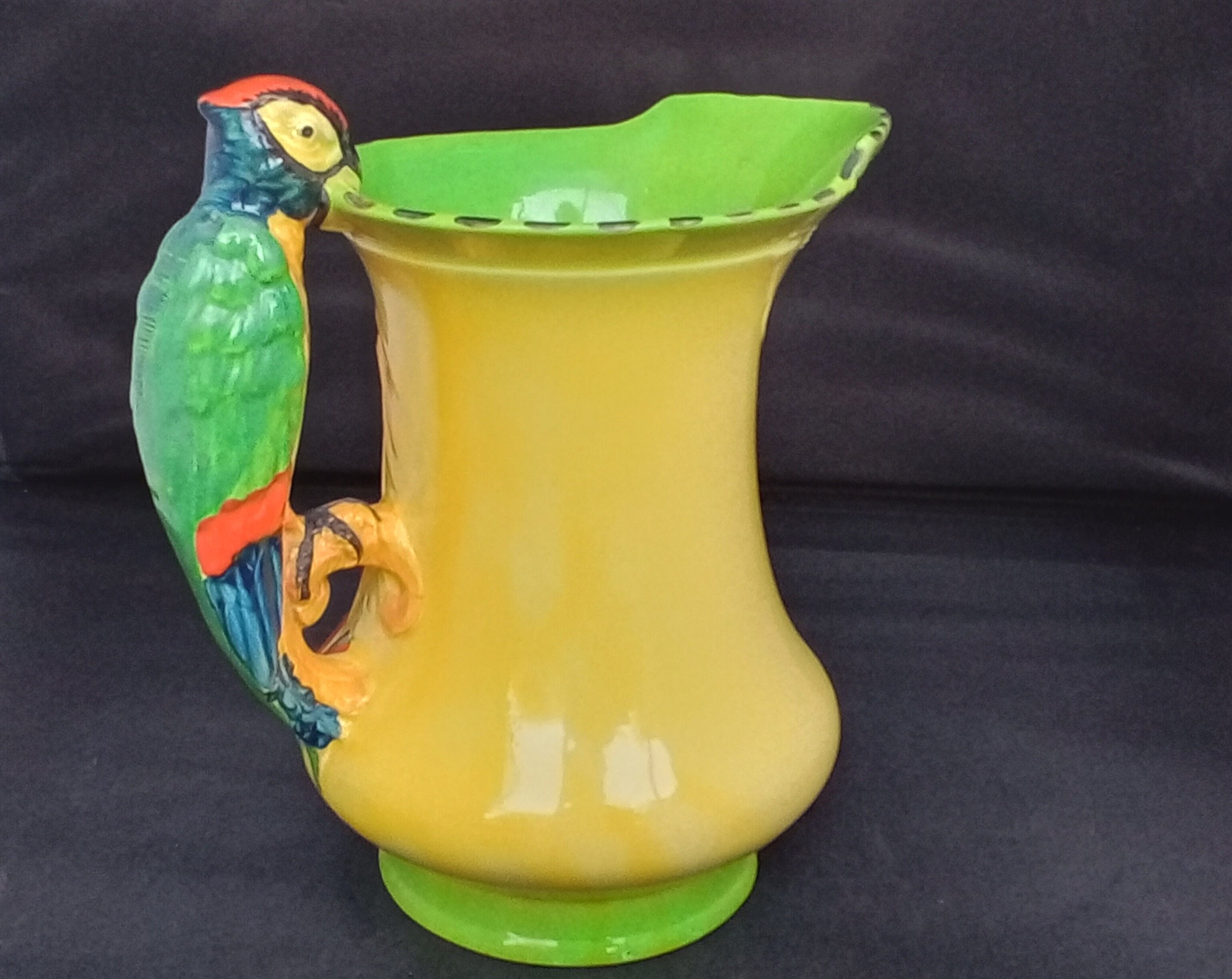 Vintage Burleigh Ware Art Deco Parrot Jug. Vase. Exotic Bird. - Etsy